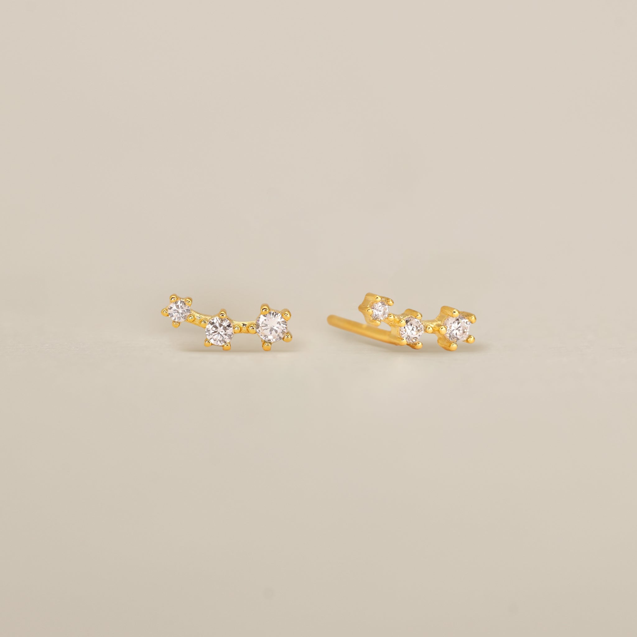 ELENA Diamond Climber Earrings | eyrful