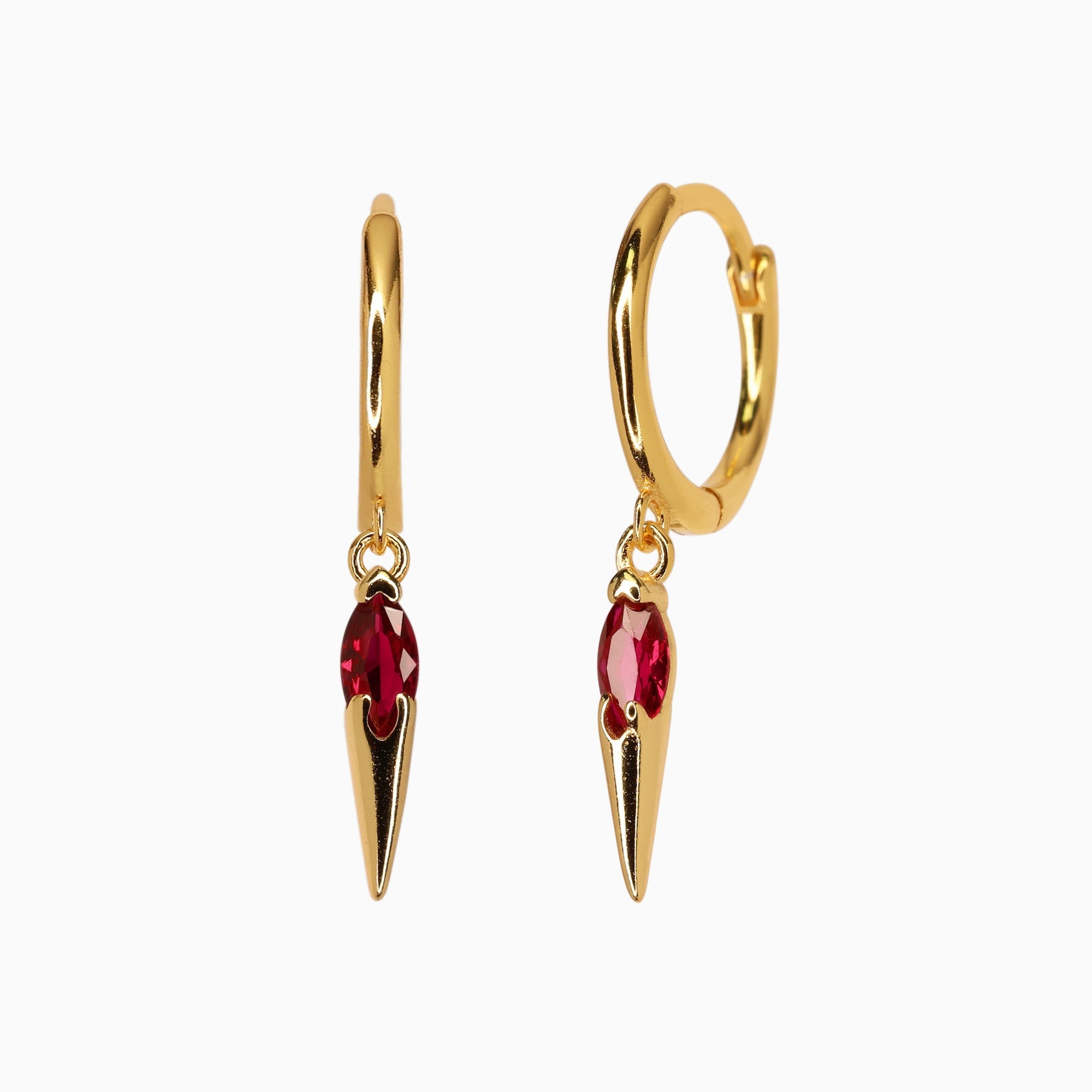ASPEN Ruby Hoops – eyrful