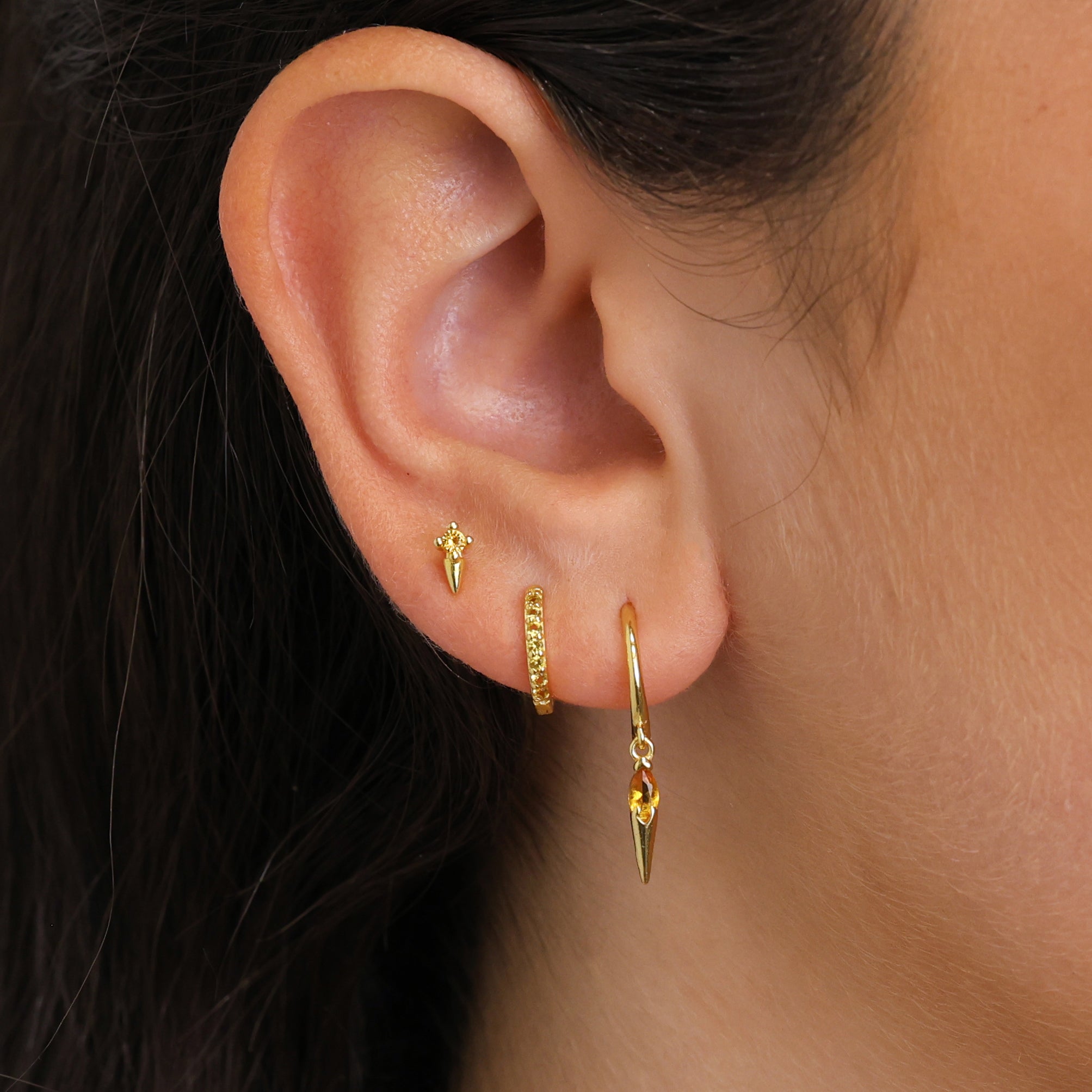 Topaz Aspen Earring Set | November Birthstone | eyrful