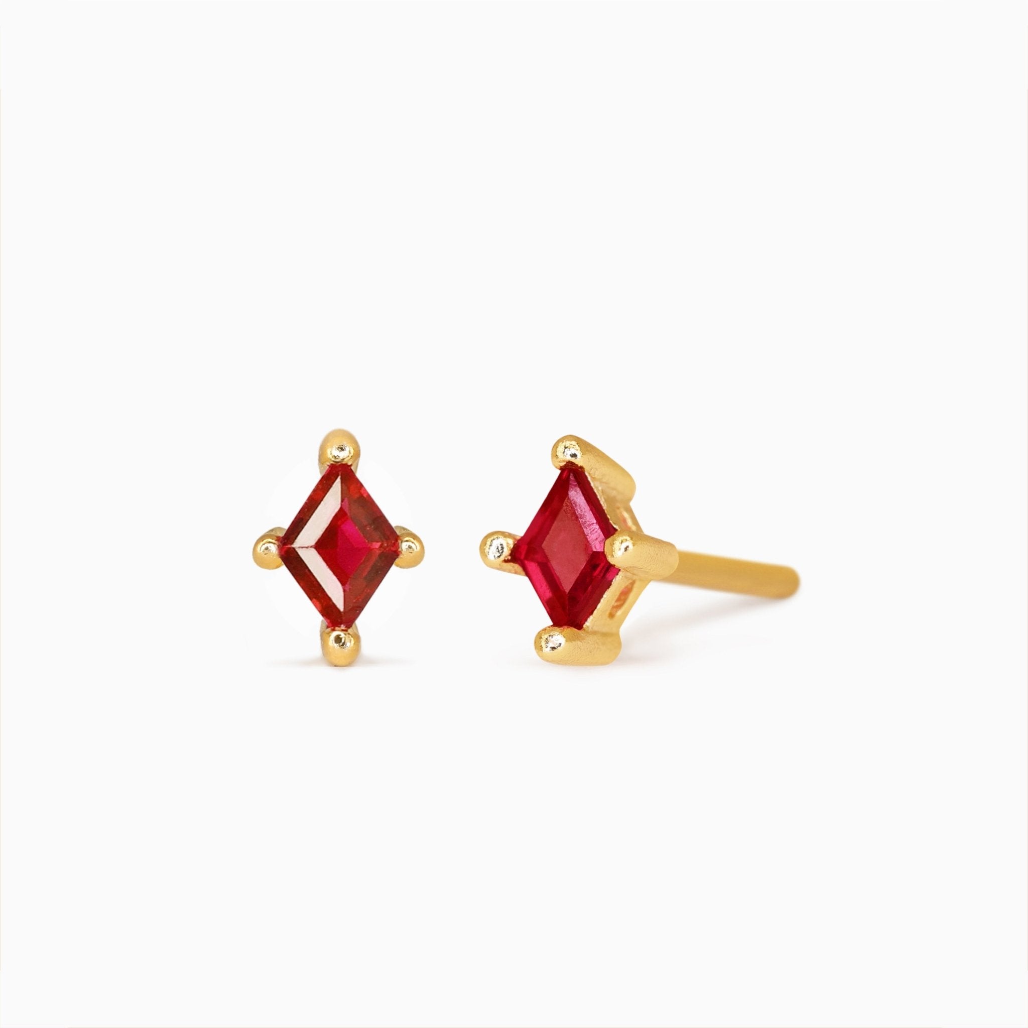 Ruby Cut Studs – eyrful