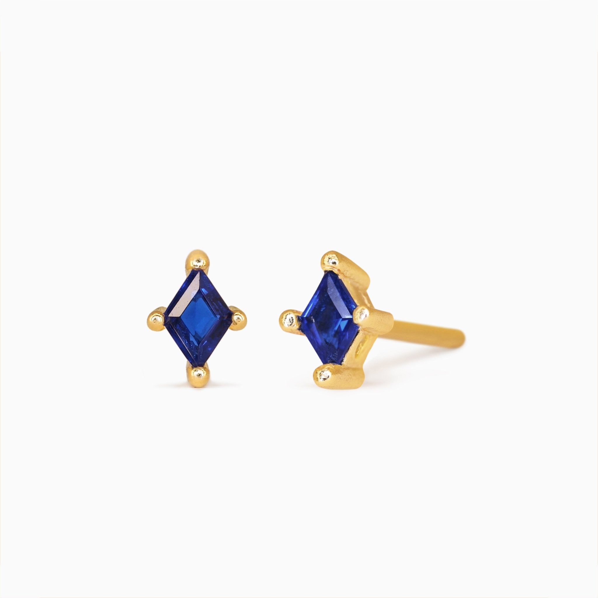 Sapphire Cut Studs – eyrful