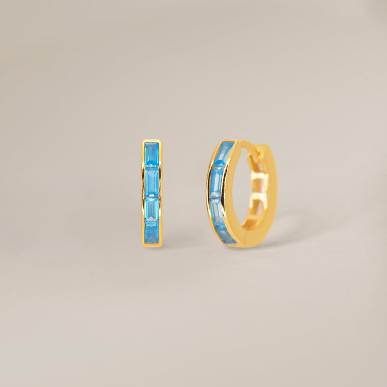 TOBI Aquamarine Studs – Eyrful Artistry