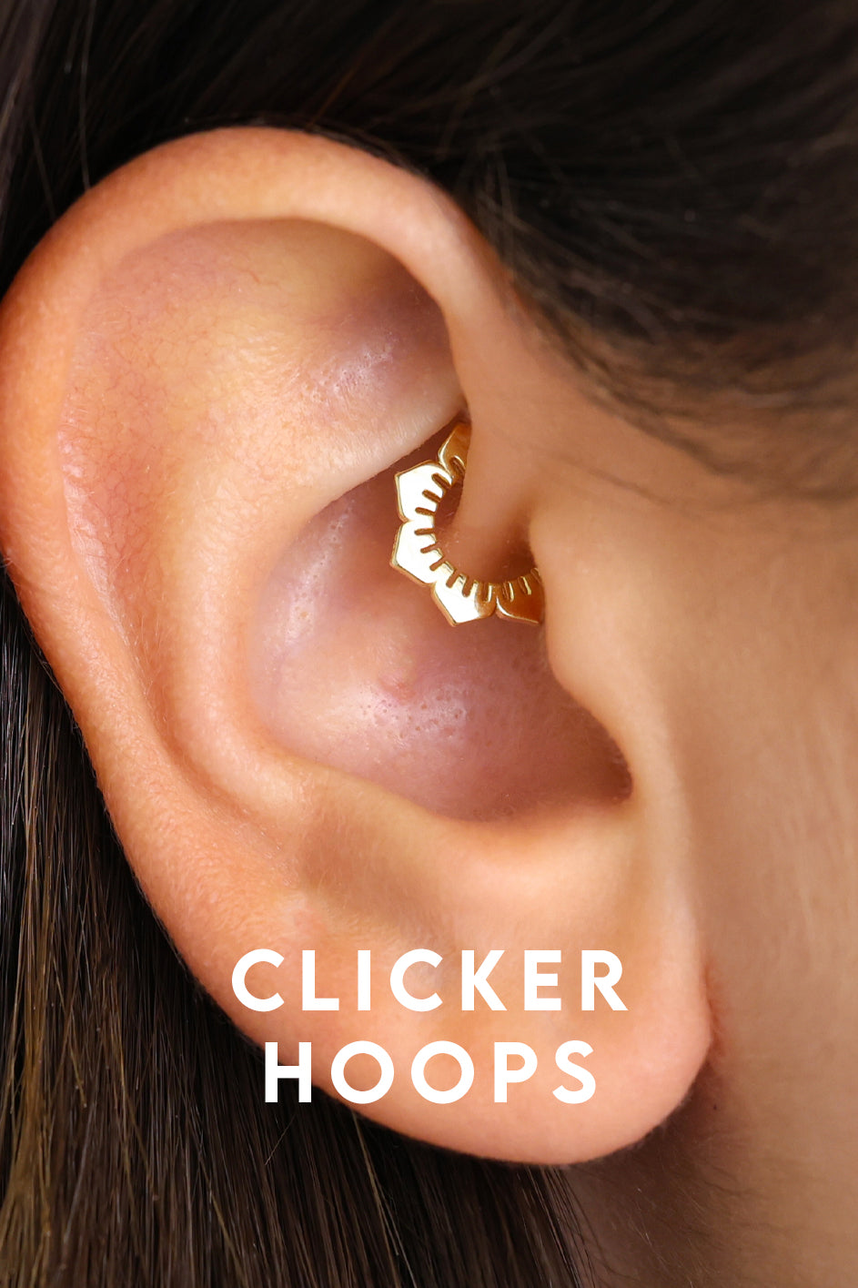 Clicker Hoop Earrings - Perfect Cartilage Earrings – eyrful