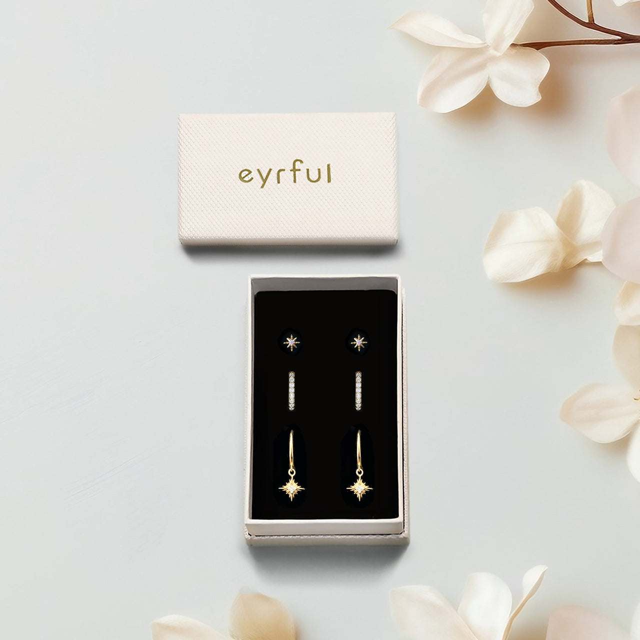 Starburst Diamond Earring Set | eyrful – Eyrful Artistry