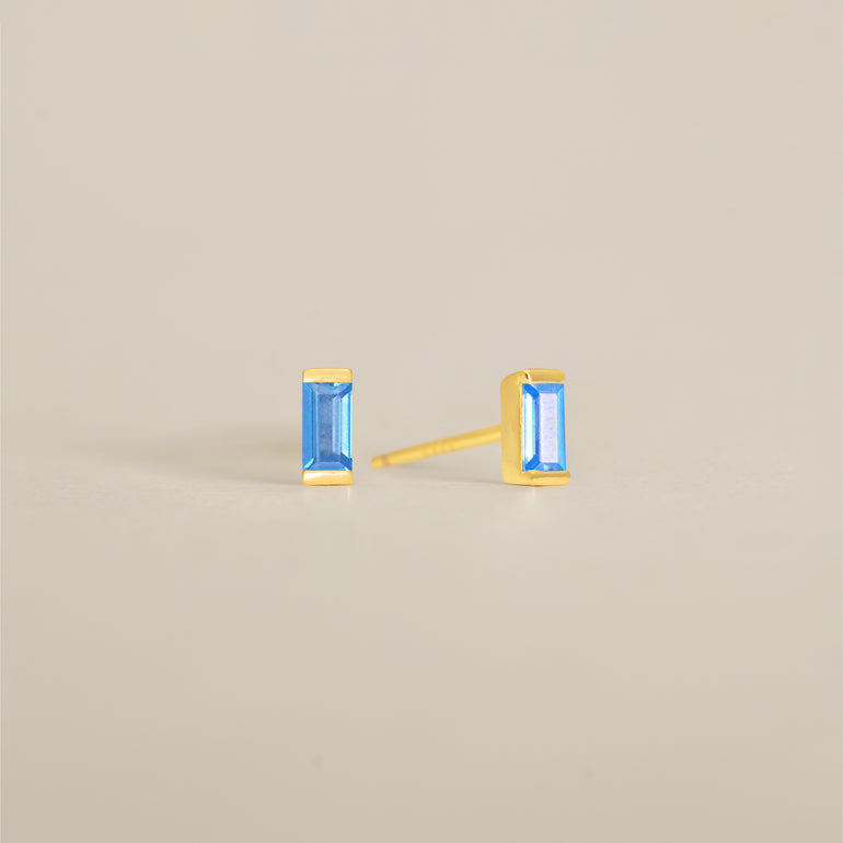 TOBI Aquamarine Studs – Eyrful Artistry