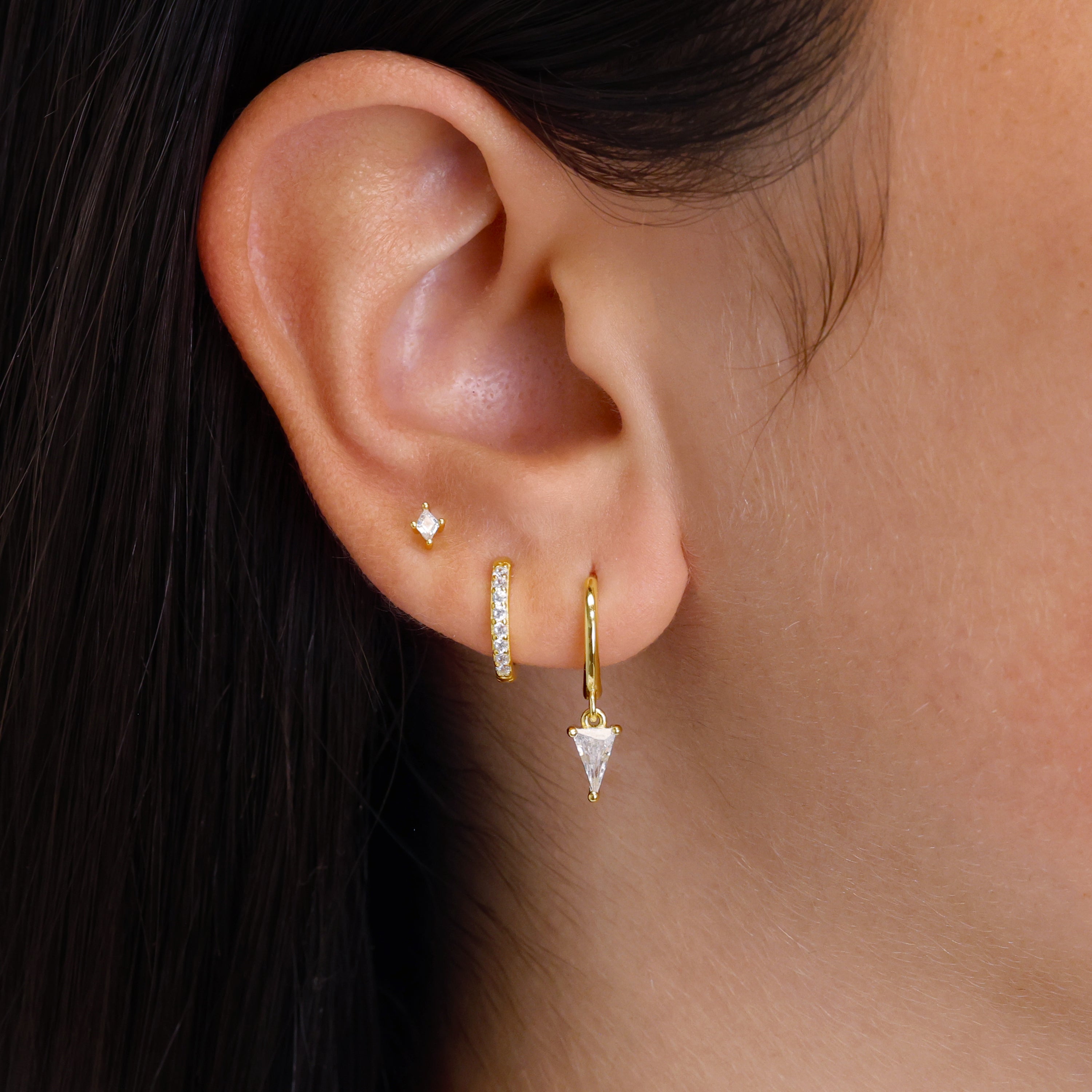 Diamond DAPHNE Hoop Earring Sets | eyrful