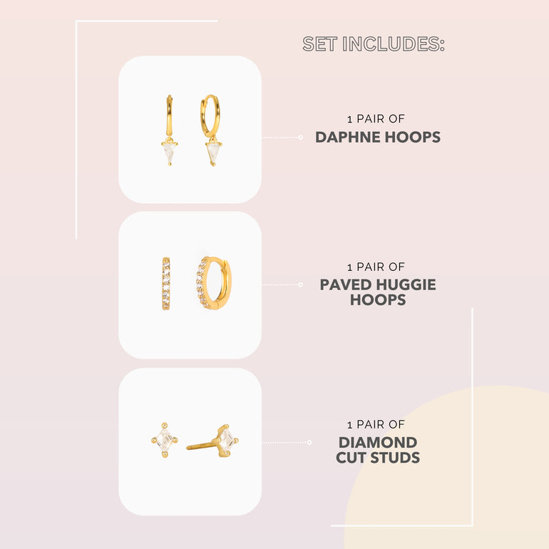 Curated Earring Sets | Birthstone Earrings for Women – Eyrful Artistry