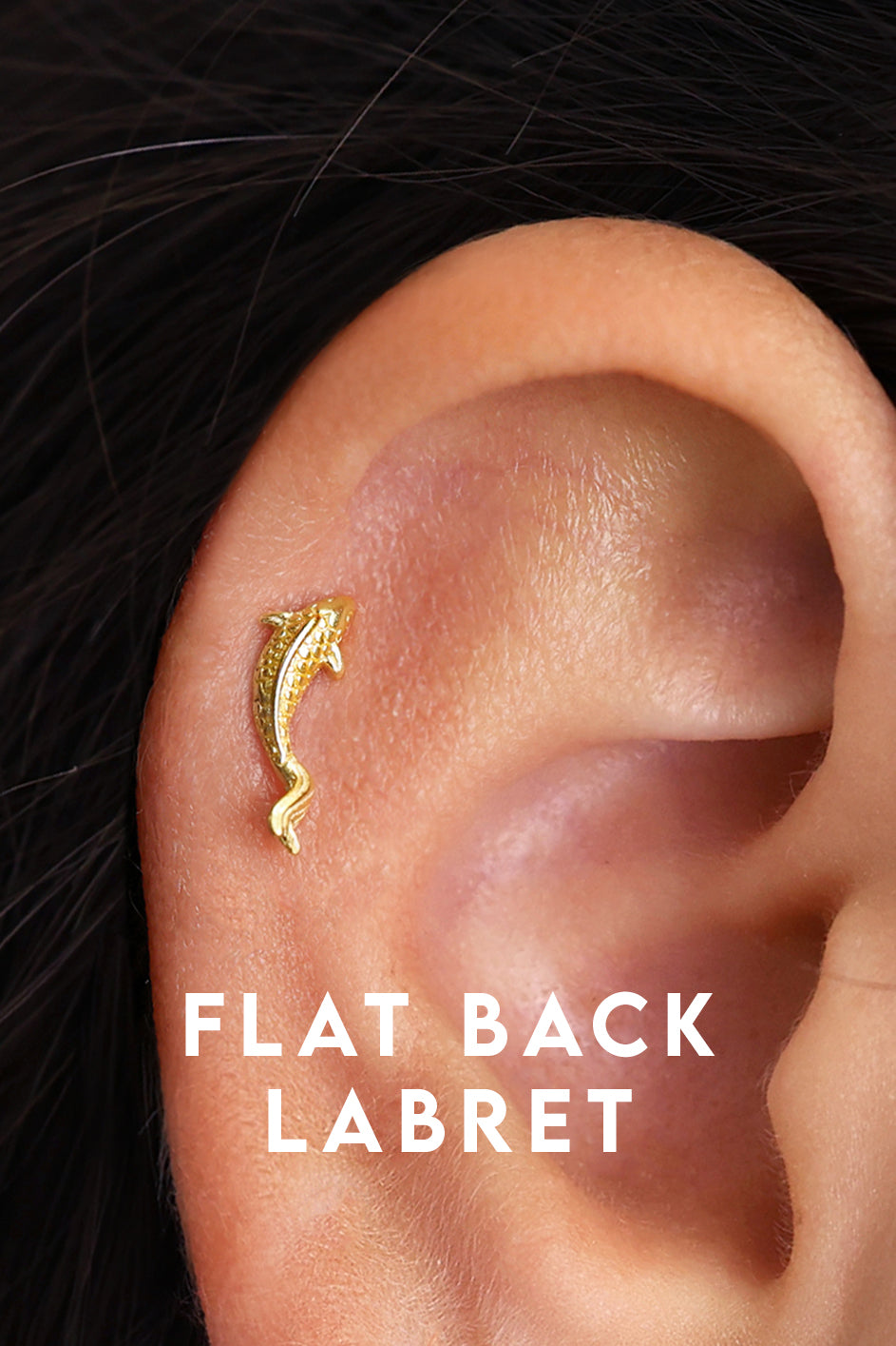 Flat Back Earrings - Best for Cartilage Piercings – eyrful