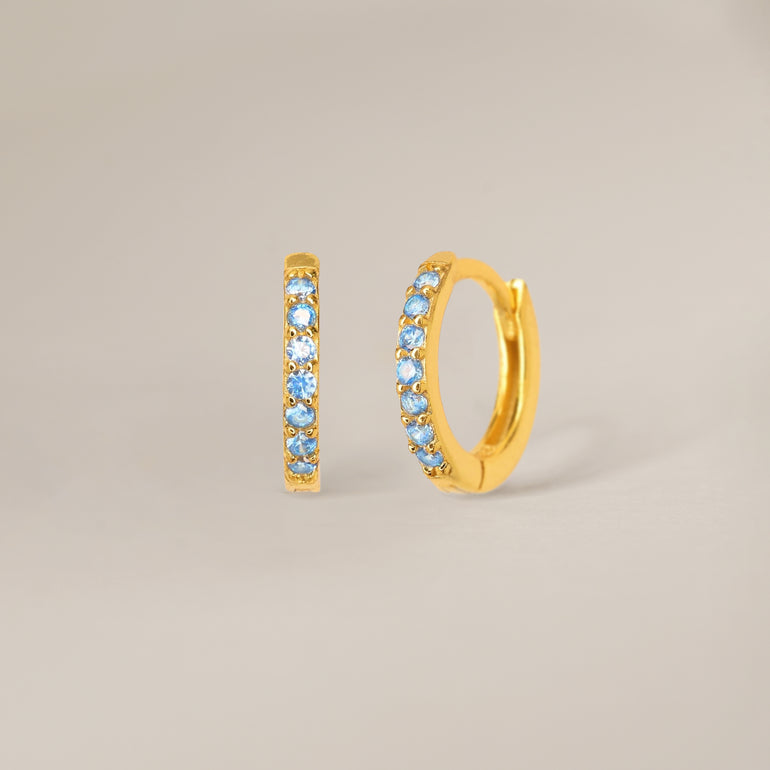 TOBI Aquamarine Studs – Eyrful Artistry