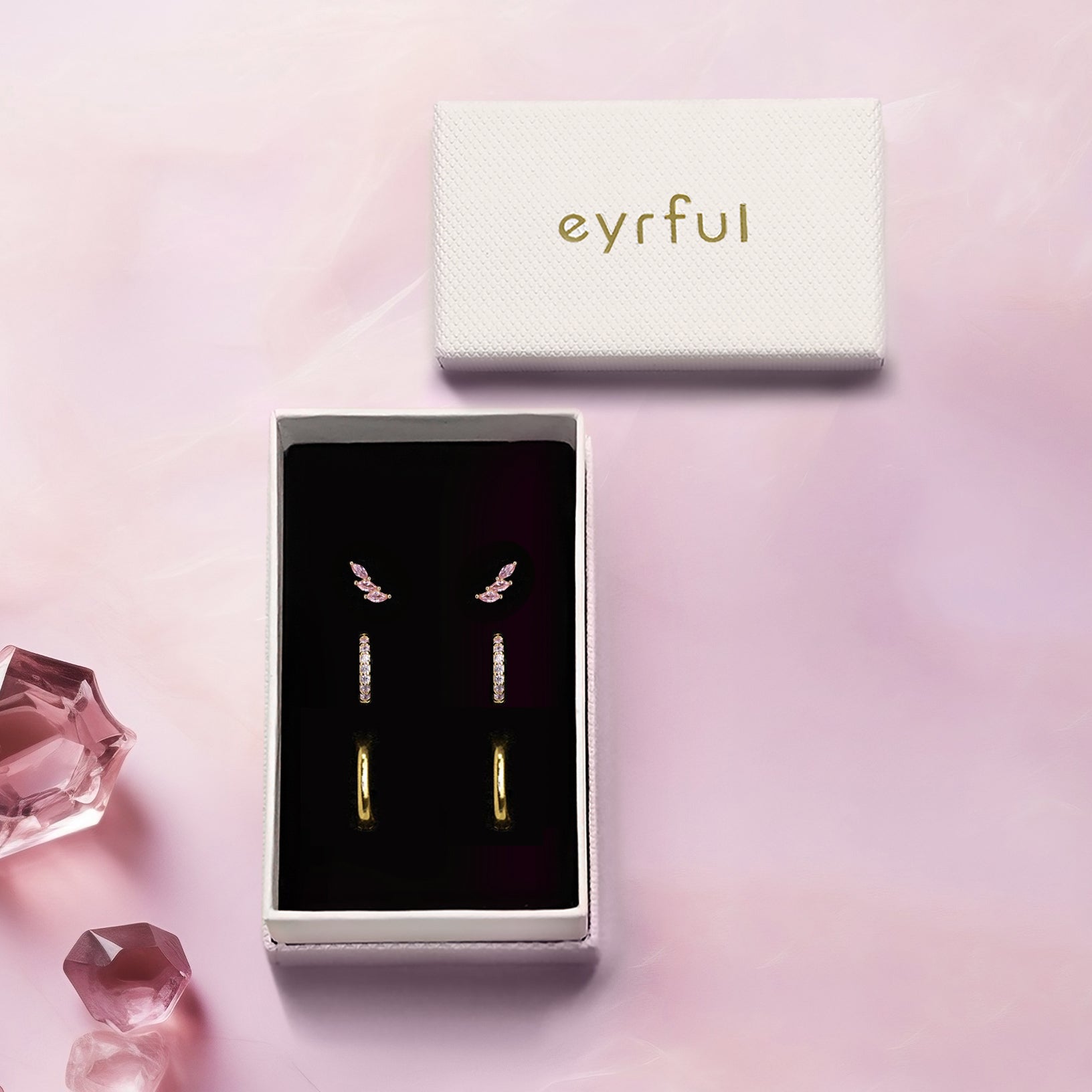 MAYA Pink Tourmaline Set – eyrful