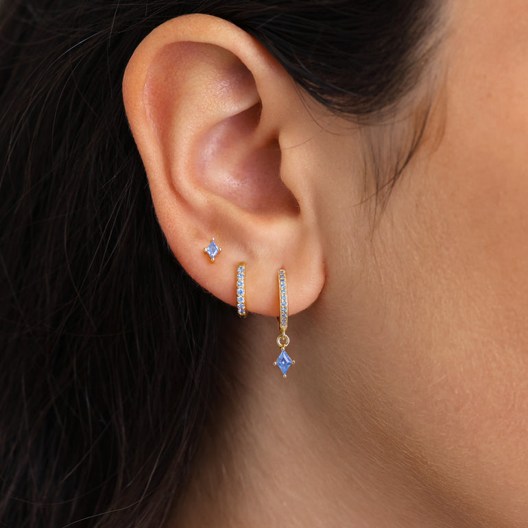 TOBI Aquamarine Studs – Eyrful Artistry