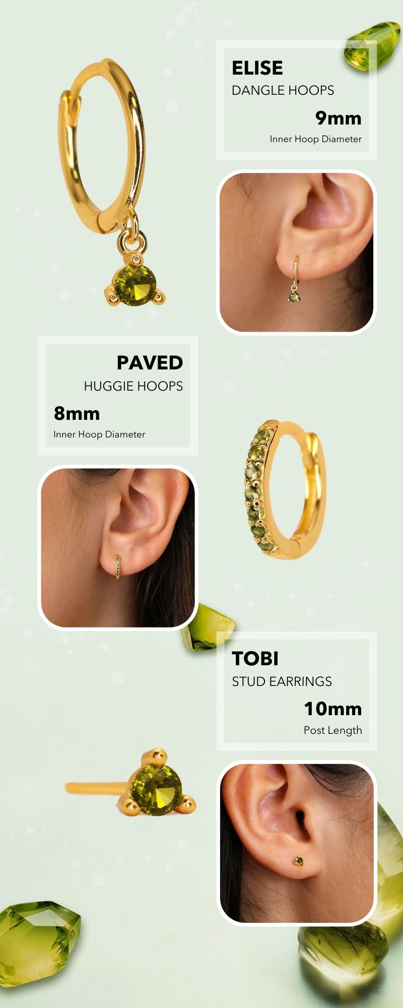 ELISE Peridot Set – eyrful