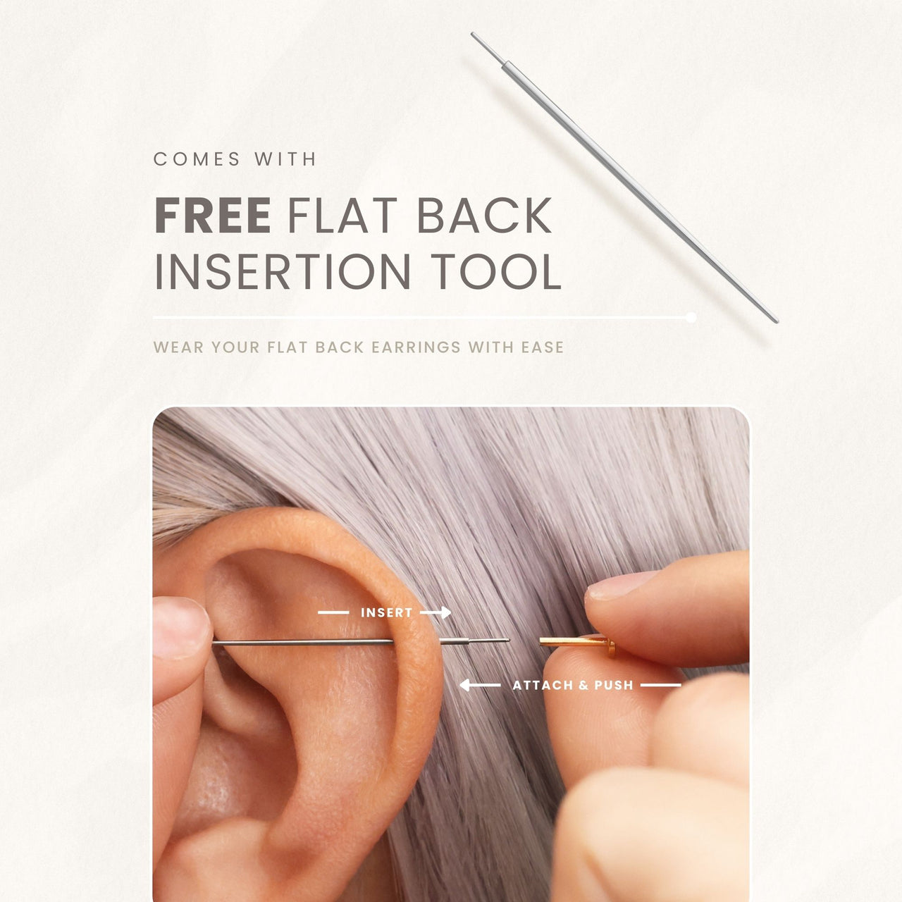 Elegant Marquise Flat Back Earring Set | eyrful – Eyrful Artistry