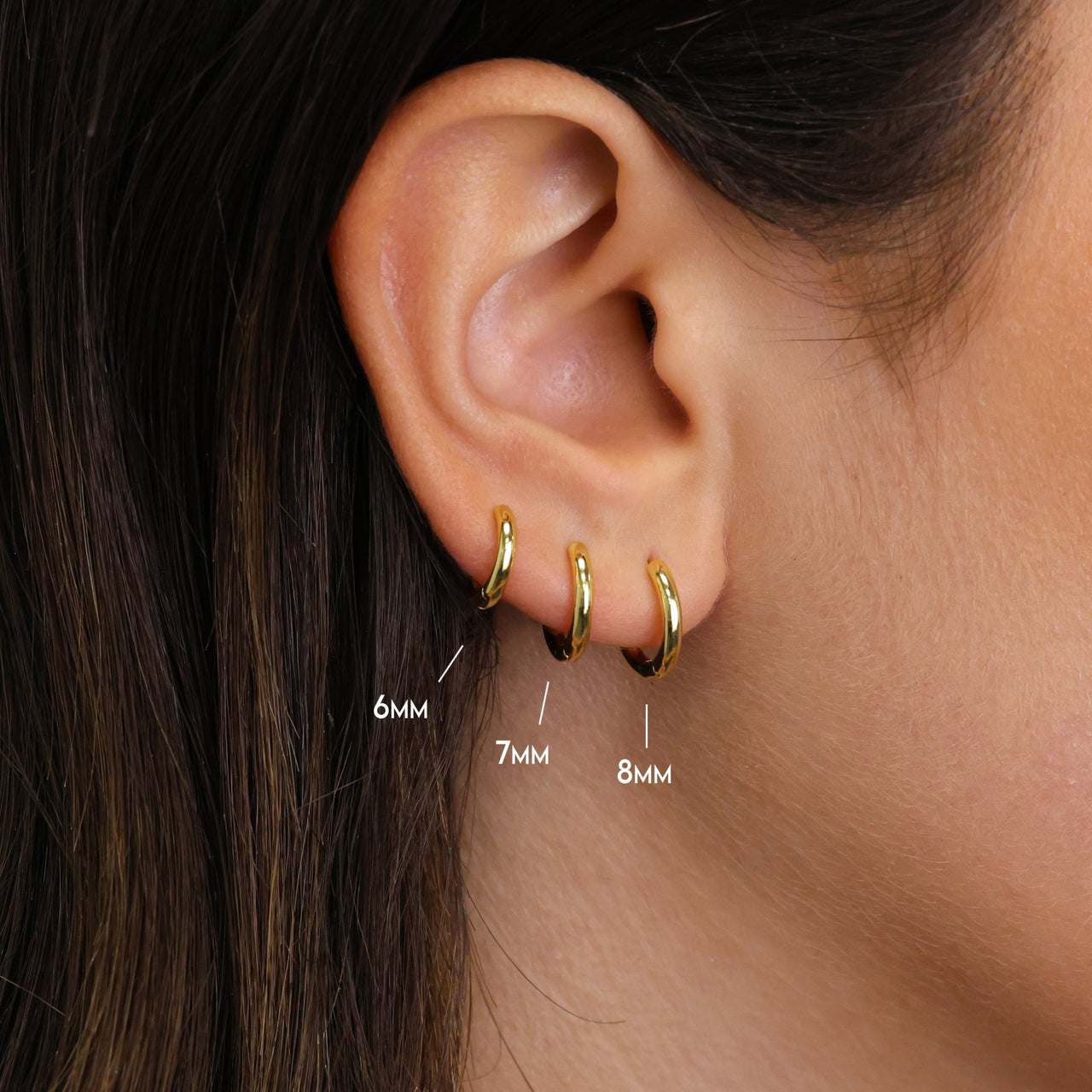 Round Solid Hoops – Eyrful Artistry