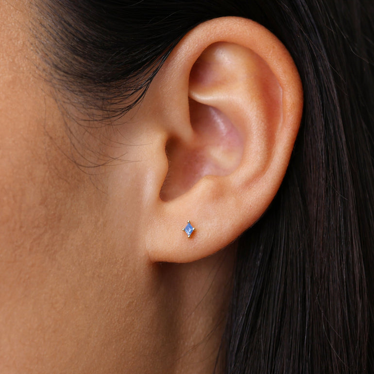 TOBI Aquamarine Studs – Eyrful Artistry