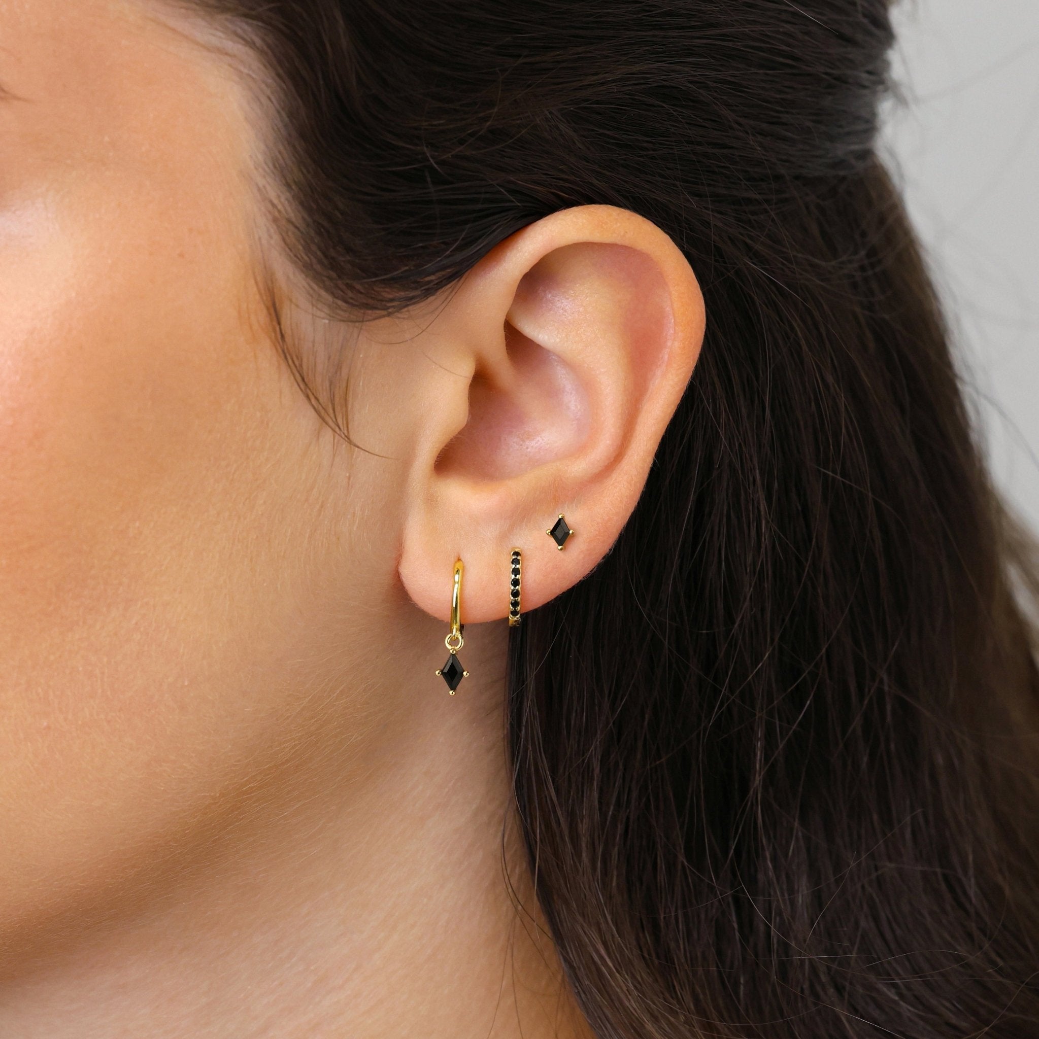 Black Onyx Charlotte Earring Set | eyrful