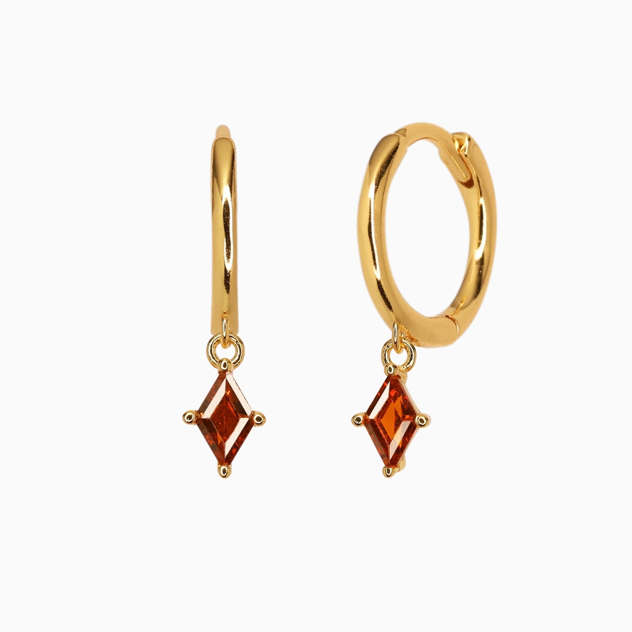 CHARLOTTE Garnet Hoops – eyrful