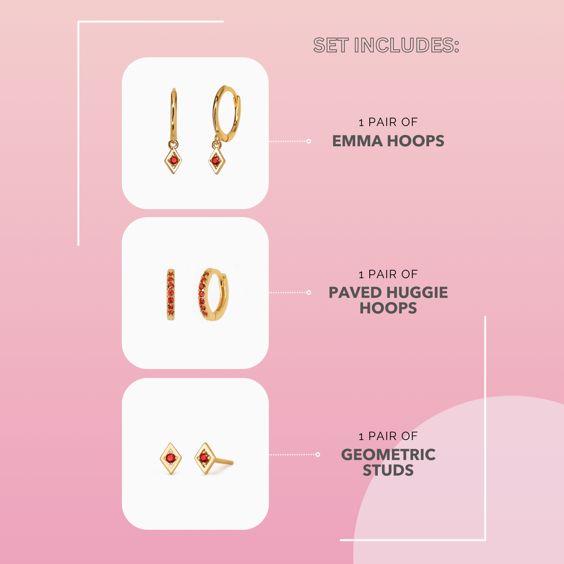 EMMA Ruby Set – eyrful