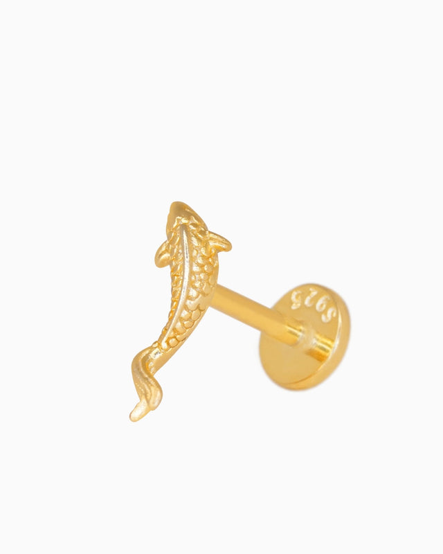 Koi Fish Flat Back Labret – eyrful
