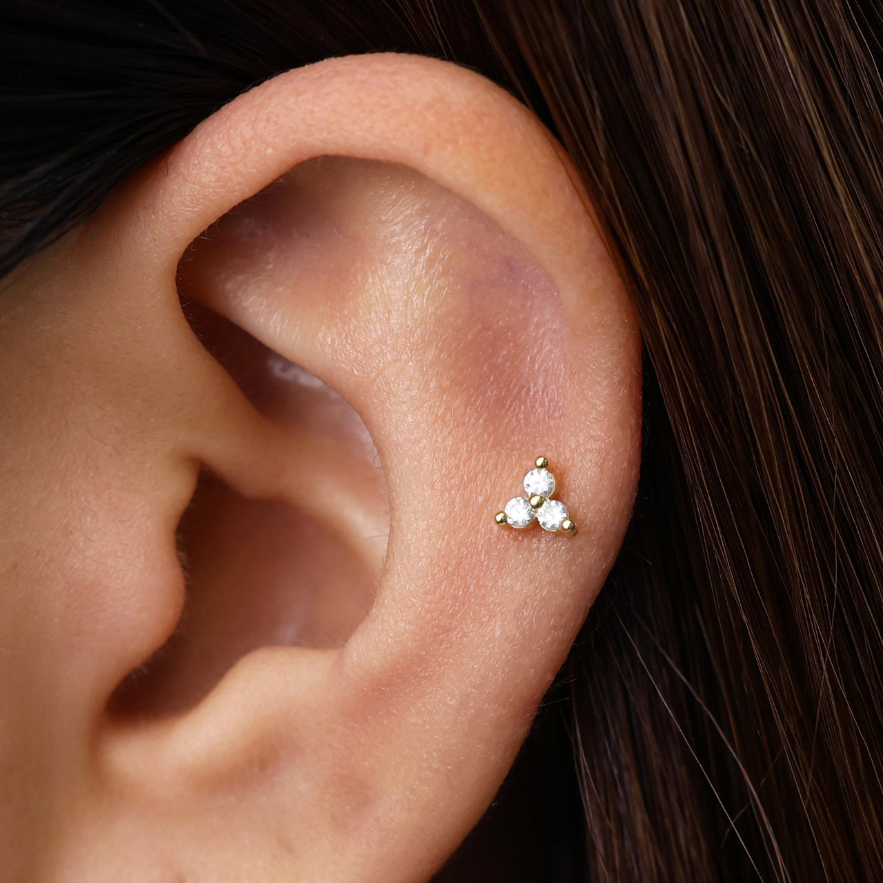 Lotus Flower Flat Back Earrings | eyrful – Eyrful Artistry