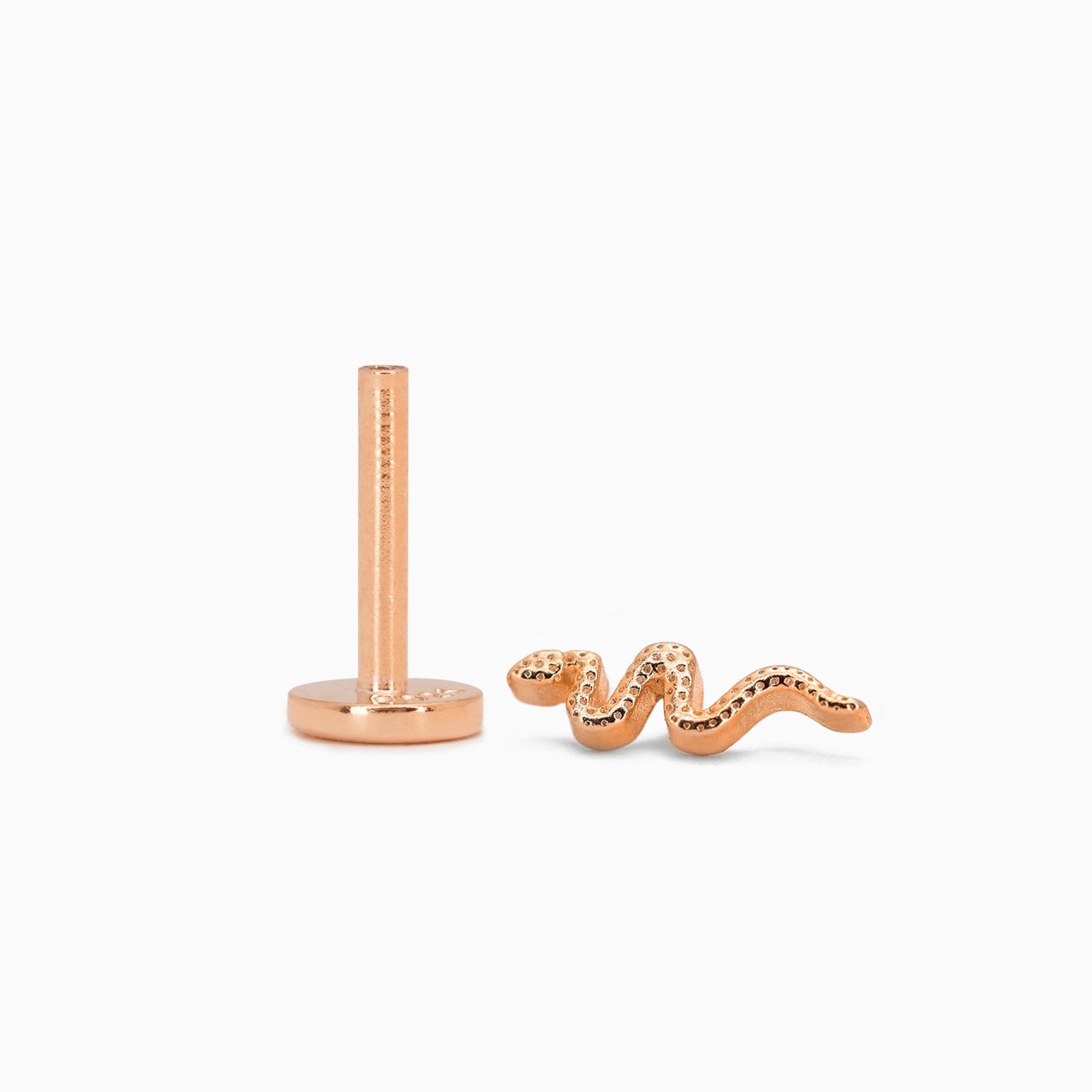 Serpent Flat Back Earrings | eyrful
