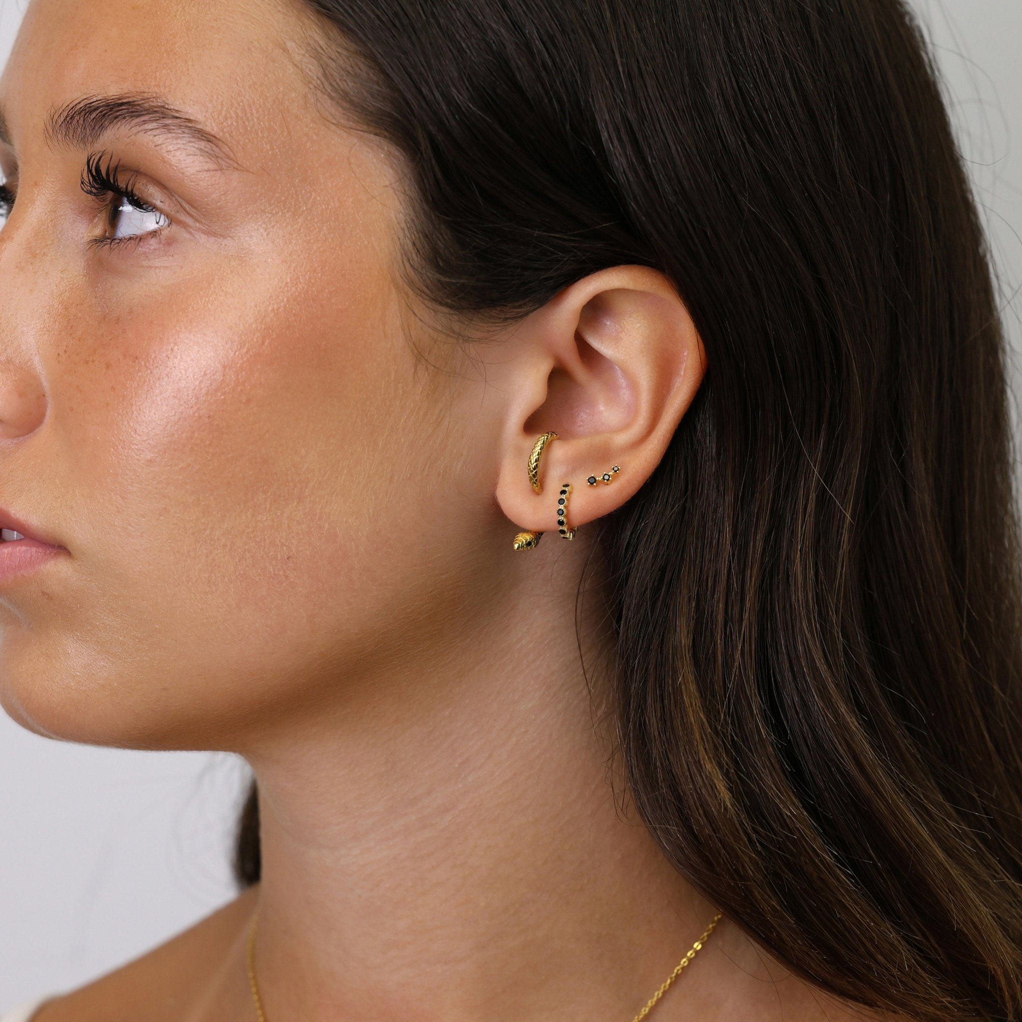 Serpent Front Back Earring Set | eyrful – Eyrful Artistry